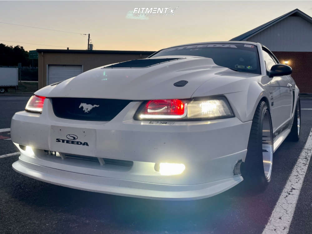 2000 Ford Mustang Steeda with 18x10.5 ESR Cs15 and Toyo Tires 315x35 on ...