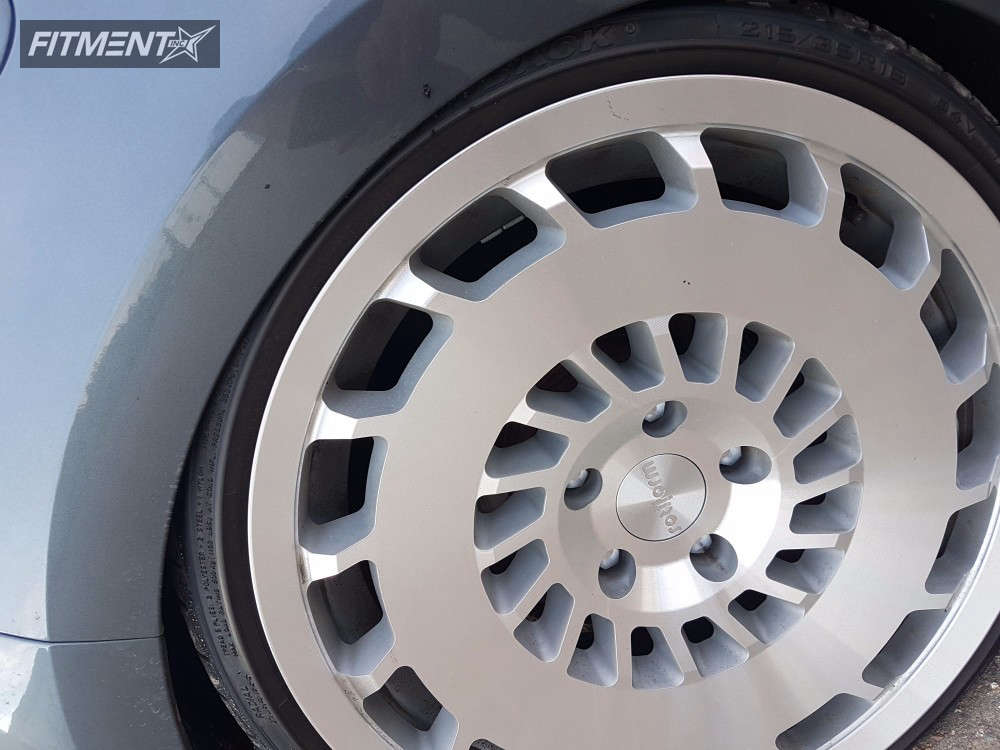 2016 Volkswagen Golf SE with 18x8.5 Rotiform Ccv and Diamond Back ...