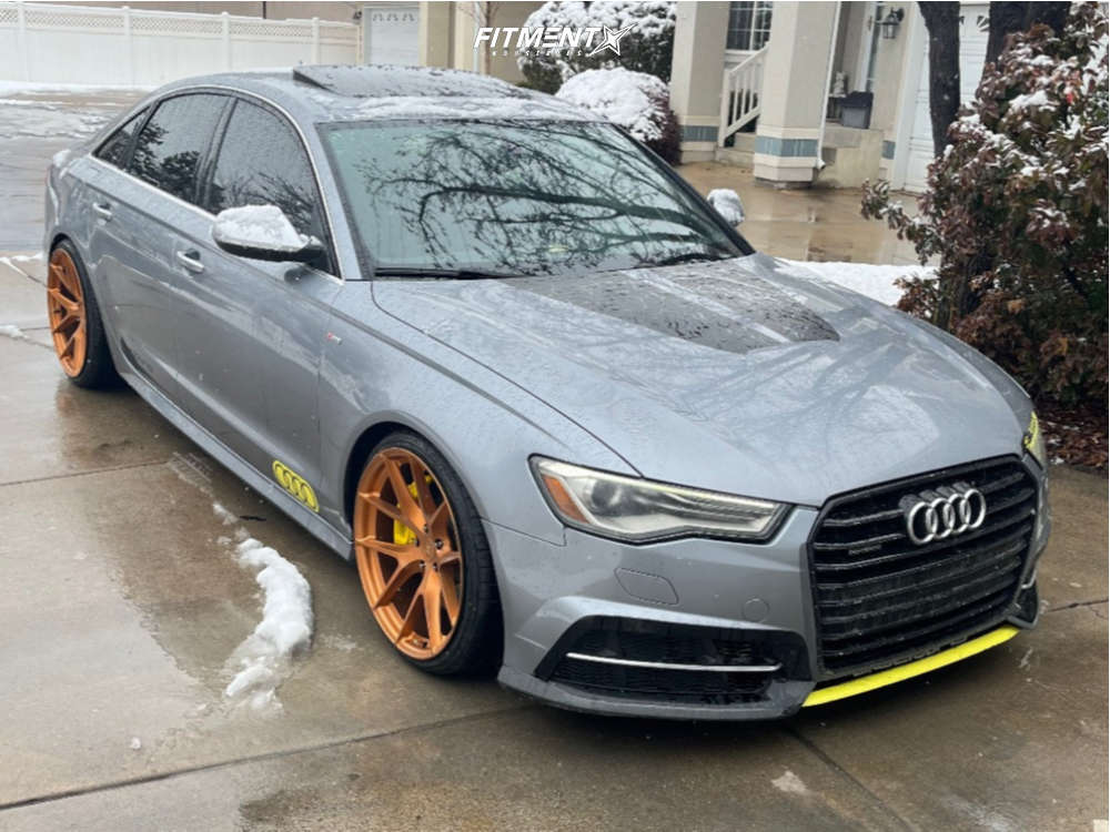 2017 Audi A6 Quattro Premium with 20x10.5 Aodhan Aff7 and Delinte 255x30 on Coilovers | 2605615 ...
