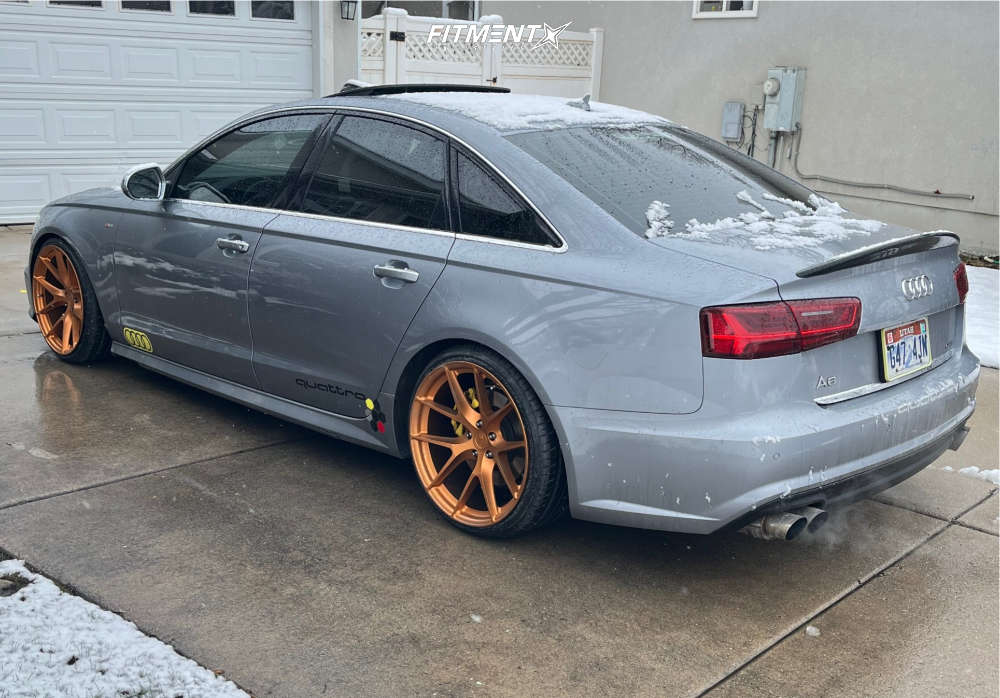 2017 Audi A6 Quattro Premium with 20x10.5 Aodhan Aff7 and Delinte 255x30 on Coilovers | 2605615 ...