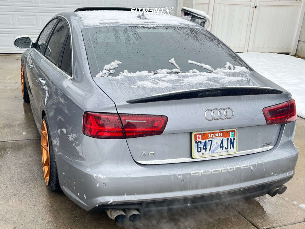 2017 Audi A6 Quattro Premium with 20x10.5 Aodhan Aff7 and Delinte 255x30 on Coilovers | 2605615 ...
