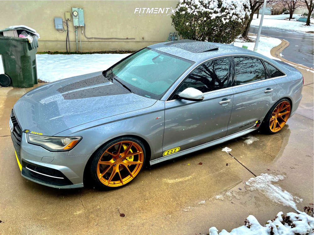 2017 Audi A6 Quattro Premium with 20x10.5 Aodhan Aff7 and Delinte 255x30 on Coilovers | 2605615 ...