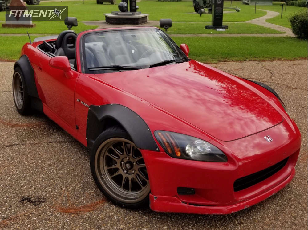 2000 Honda S2000 Base with 18x9.5 Cosmis Racing XT-206R and Bridgestone ...