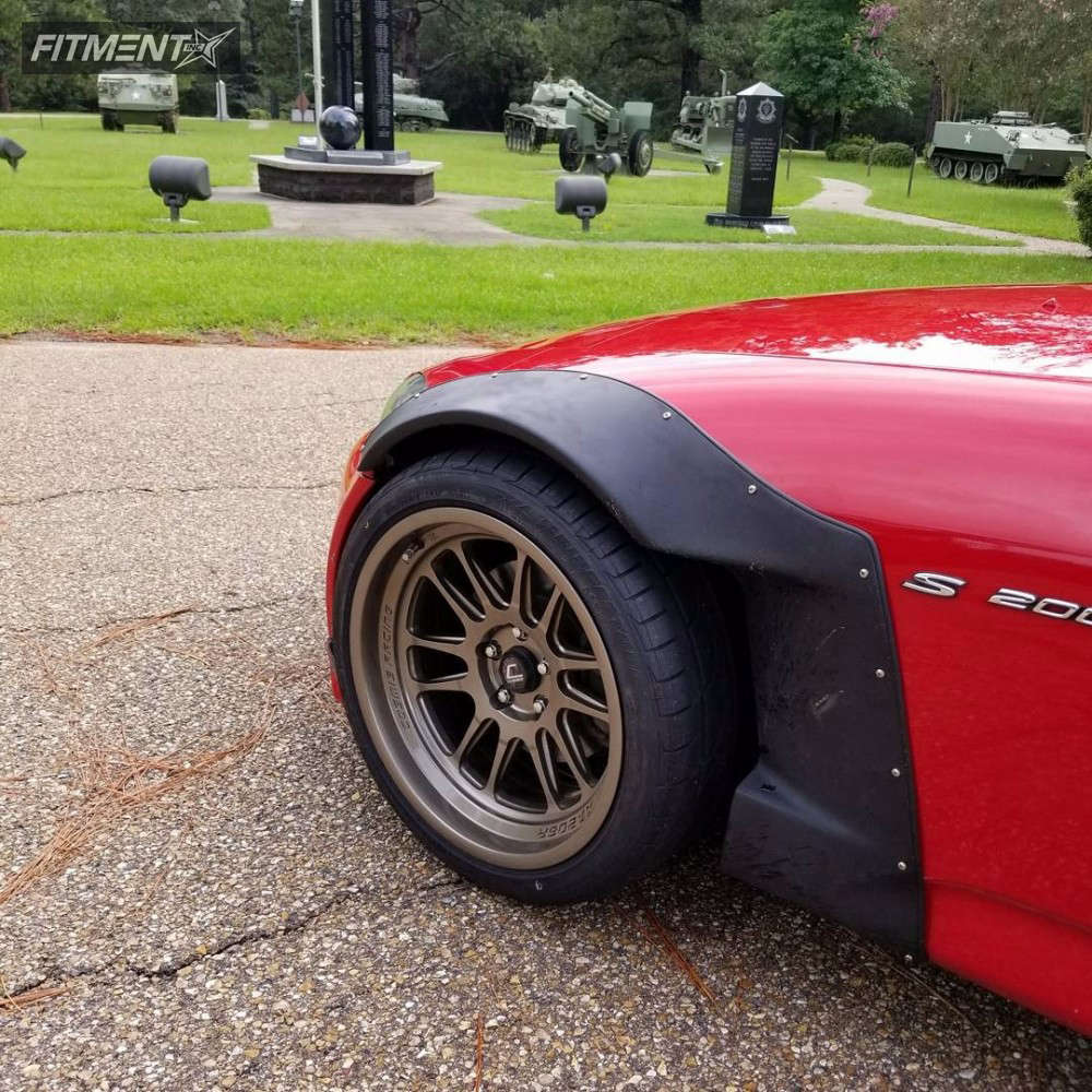 2000 Honda S2000 Base with 18x9.5 Cosmis Racing XT-206R and Bridgestone ...