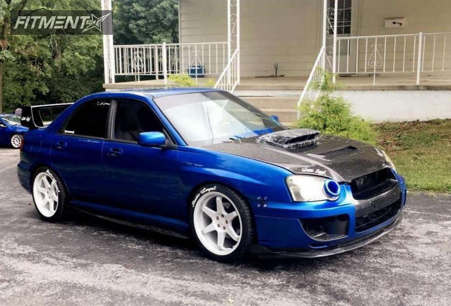 2004 Subaru WRX Base with 18x9.5 ESR Sr07 and Toyo Tires 265x35 on ...