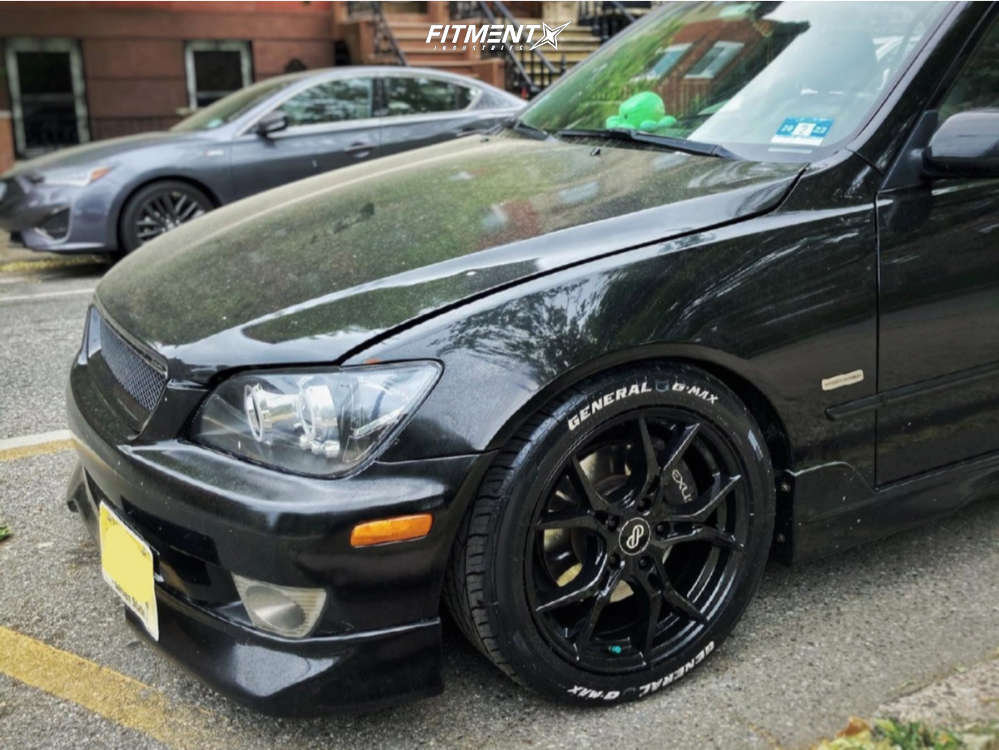 2004 Lexus IS300 Base with 17x7.5 Enkei Vulcan and General 225x45 on ...