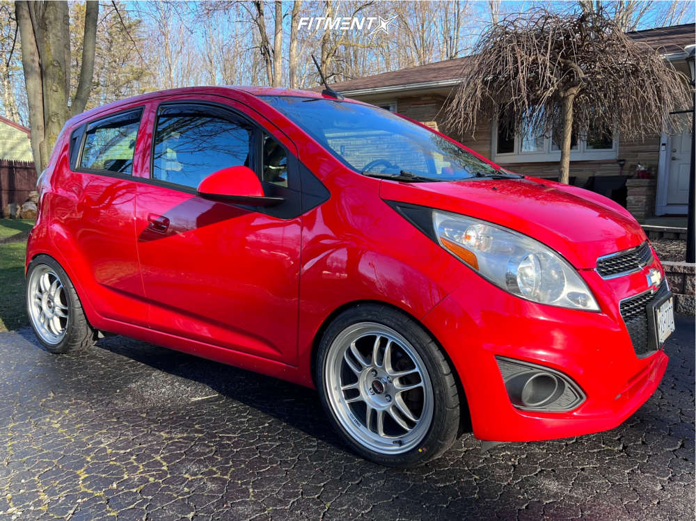 2014 Chevrolet Spark LS with 17x7 Enkei Rpf1 and Falken 215x40 on ...