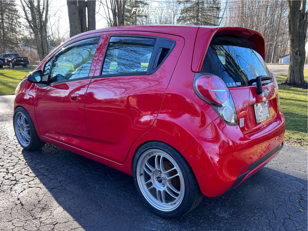 2014 Chevrolet Spark LS with 17x7 Enkei Rpf1 and Falken 215x40 on ...