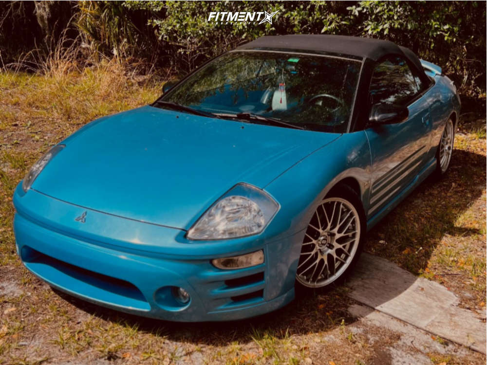 2003 Mitsubishi Eclipse Spyder GTS with 18x8 Enkei Ekm3 and Milestar ...
