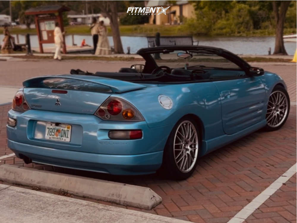 2003 Mitsubishi Eclipse Spyder GTS with 18x8 Enkei Ekm3 and Milestar ...