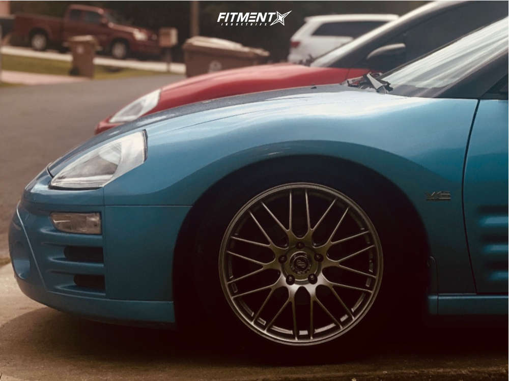 2003 Mitsubishi Eclipse Spyder GTS with 18x8 Enkei Ekm3 and Milestar ...