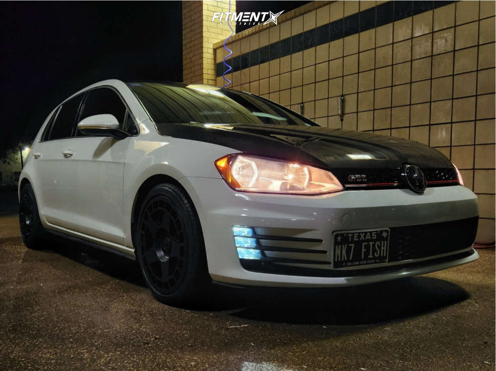 2015 Volkswagen GTI Autobahn with 18x8.5 Fifteen52 Turbomac and Falken ...