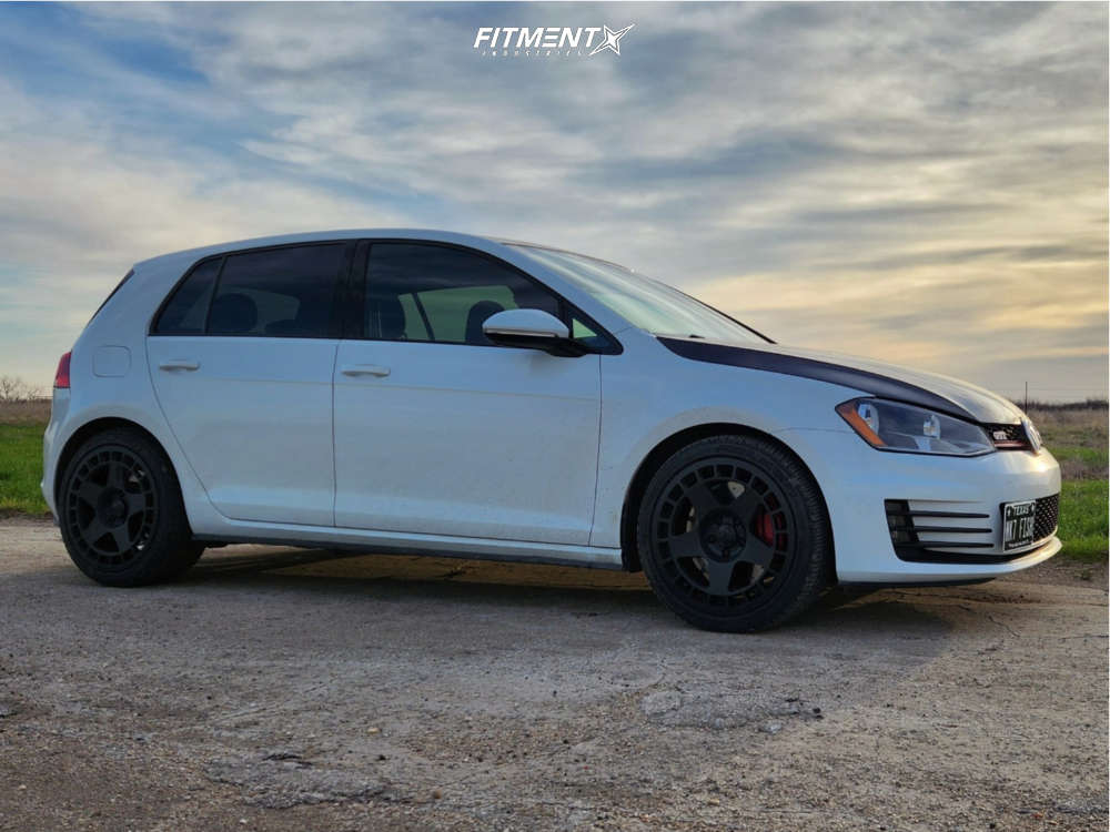 2015 Volkswagen GTI Autobahn with 18x8.5 Fifteen52 Turbomac and Falken ...