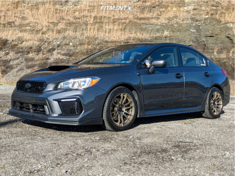 2021 Subaru WRX Base with 17x8 AVID1 Av20 and Dunlop 235x45 on Stock Suspension | 2610079 ...