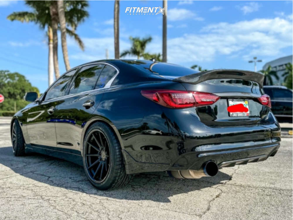 2019 INFINITI Q50 Luxe with 19x9.5 Ferrada Fr4 and Ohtsu 255x35 on Coilovers | 2610275 | Fitment ...
