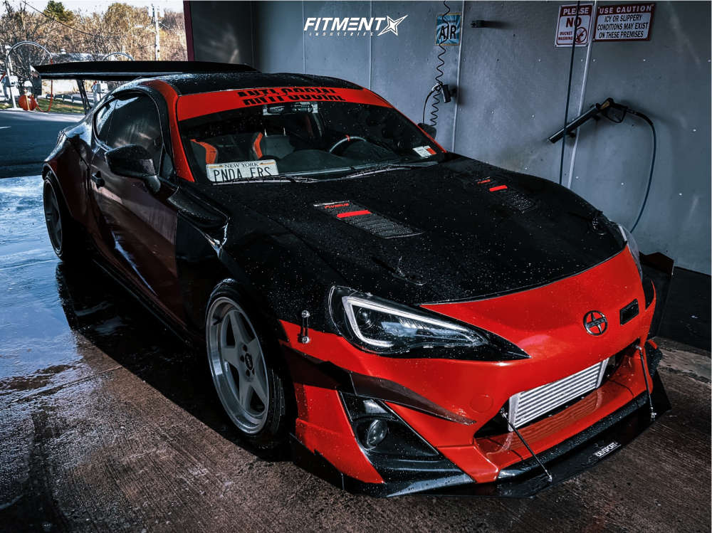 2013 Scion FR-S Base with 18x9.5 ESR Cr5 and Arroyo 235x40 on Coilovers ...