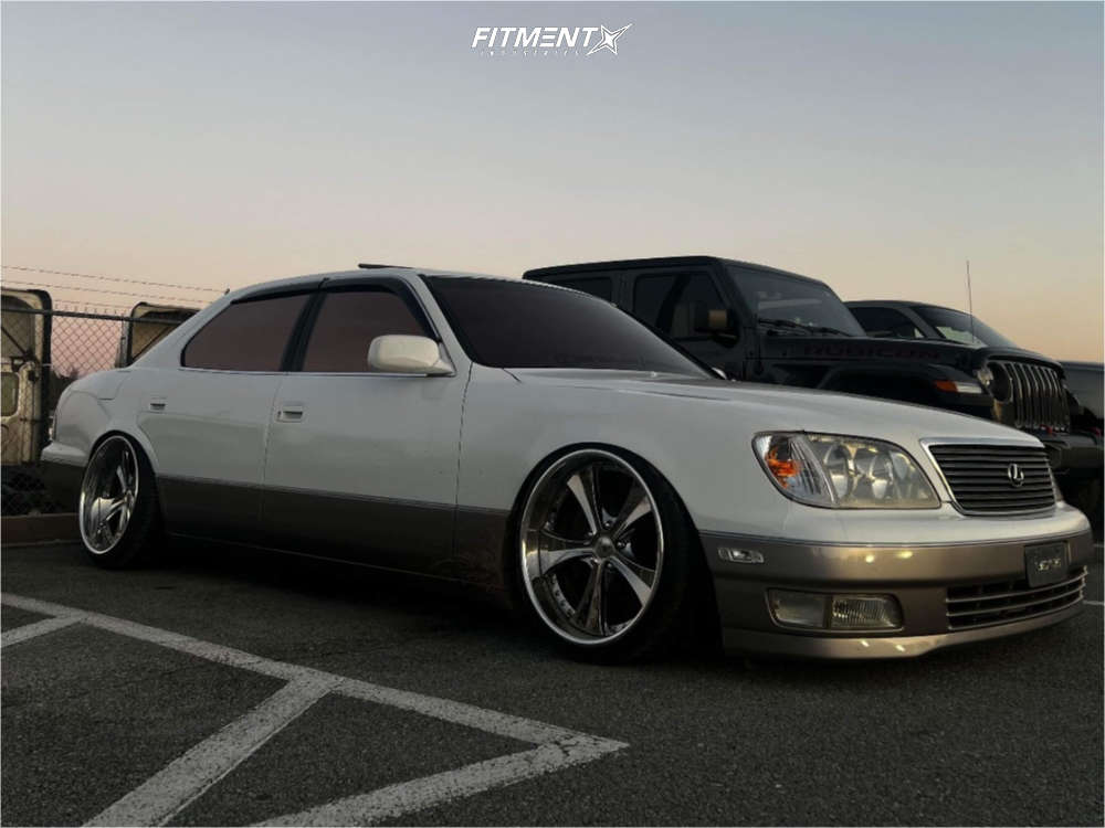 2000 Lexus LS400 Base with 19x10 Weds Ratzingers and Fullway 225x35 on ...