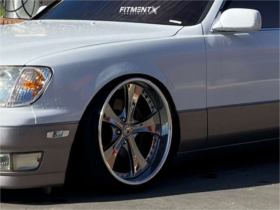 2000 Lexus LS400 Base with 19x10 Weds Ratzingers and Fullway 225x35 on ...