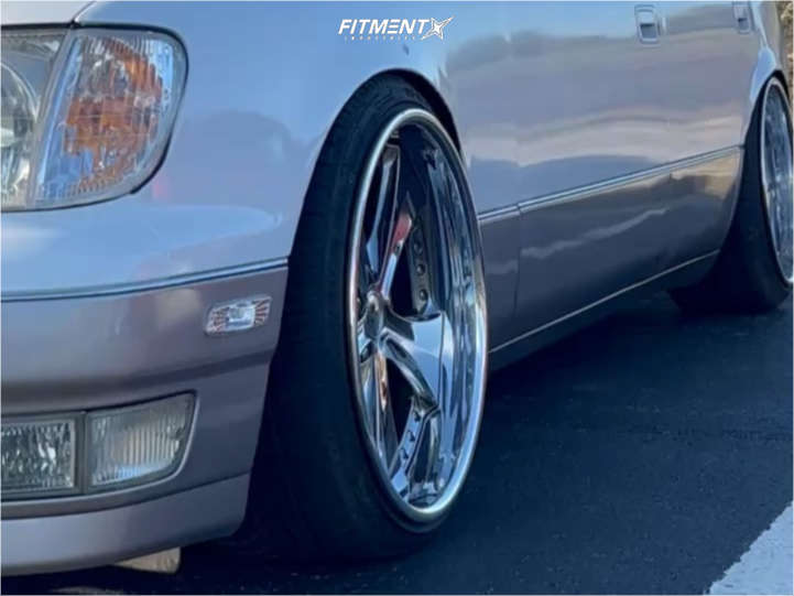 2000 Lexus LS400 Base with 19x10 Weds Ratzingers and Fullway 225x35 on ...