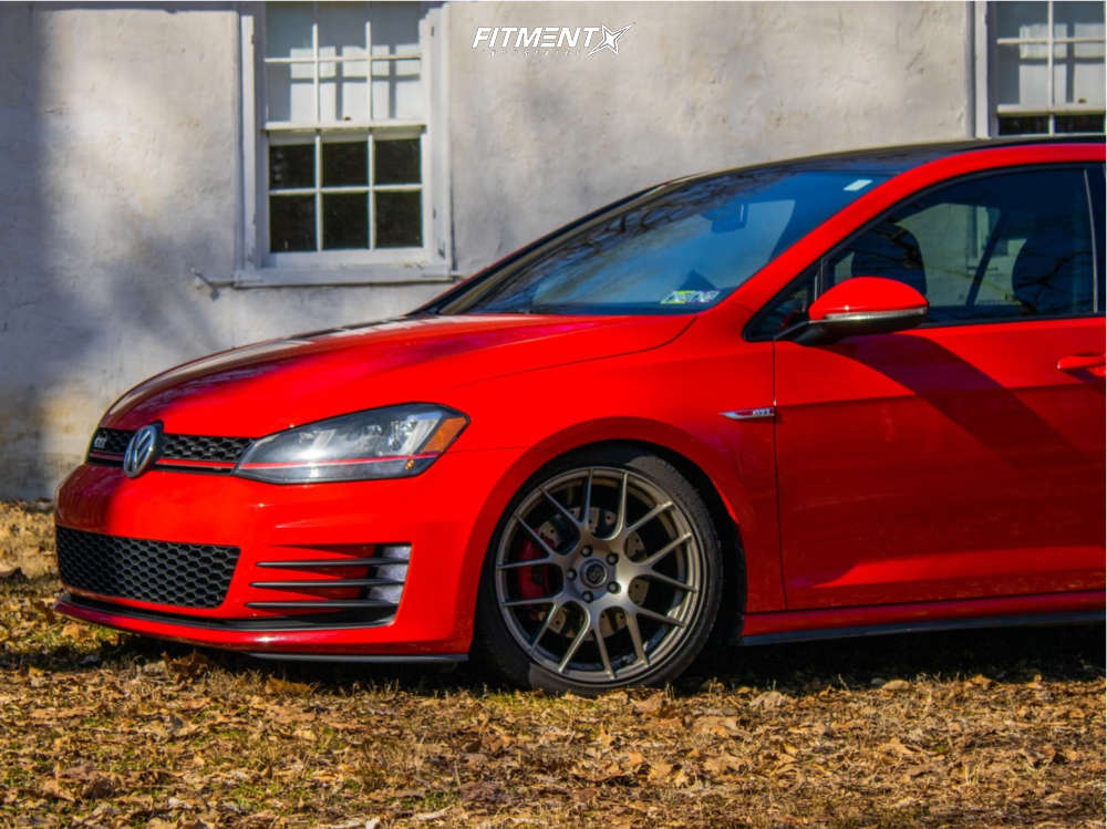 2015 Volkswagen GTI SE with 18x8 Enkei Raijin and Pirelli 225x40 on Coilovers | 2610400 ...