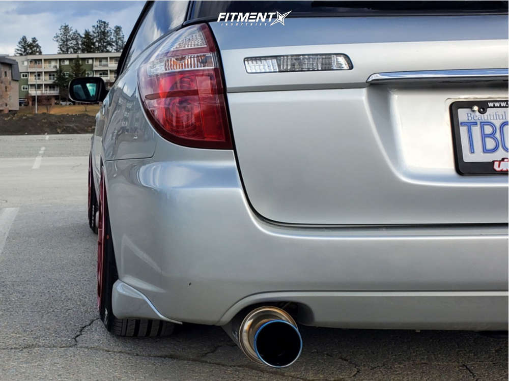 2004 Subaru Legacy GT with 18x9.5 Advan Racing Tc4 and Nexen 225x40 on ...