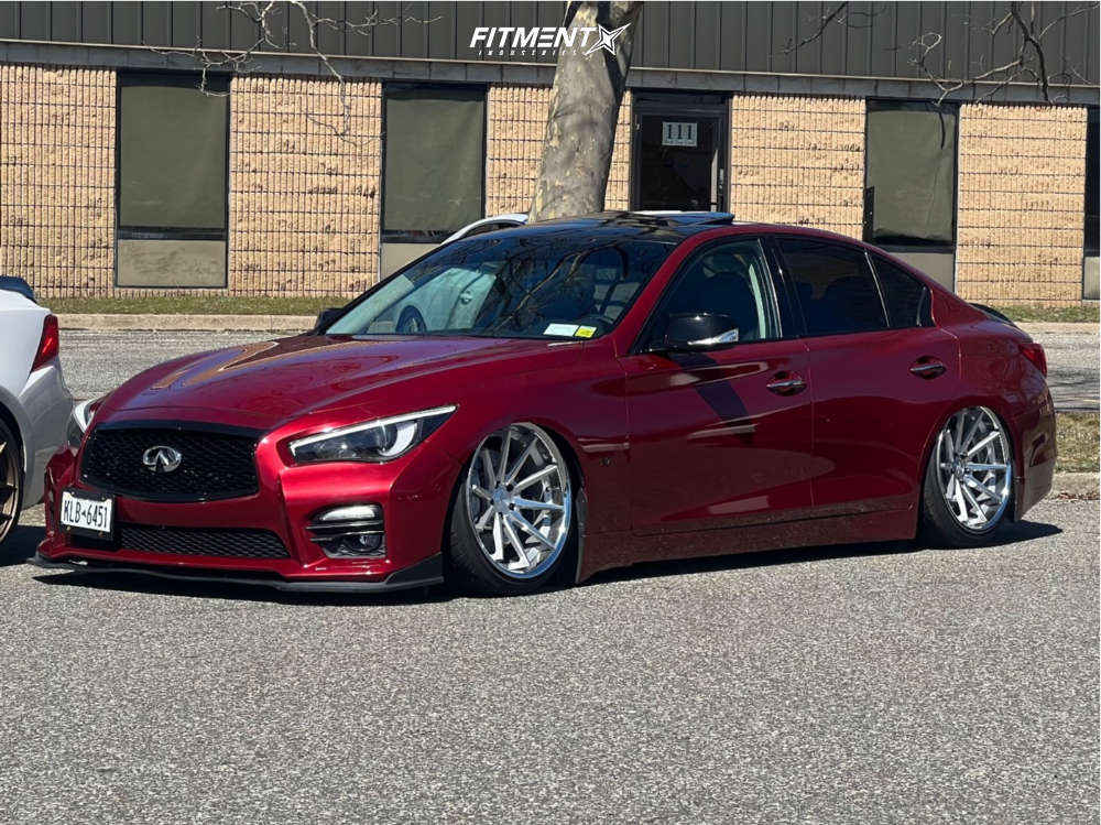 2015 INFINITI Q50 Sport with 20x10.5 Ferrada Fr4 and Vercelli 245x35 on ...
