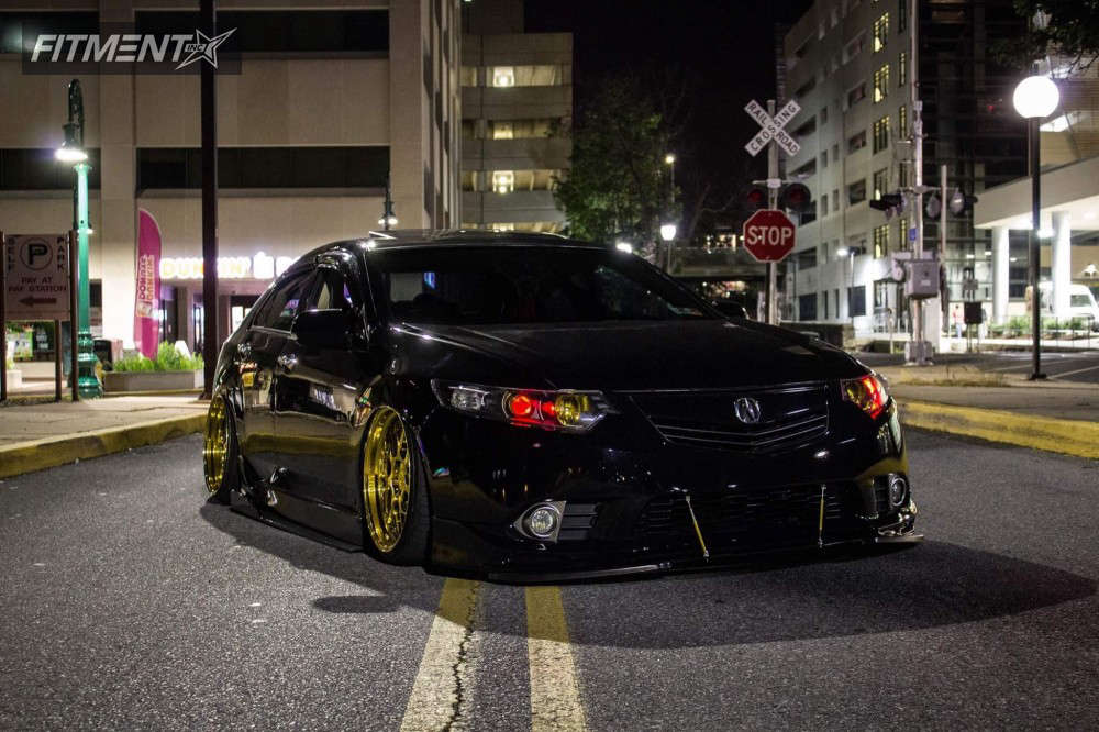 2012 Acura TSX A-Spec with 19x9.5 Aodhan DS01 and Continental 215x35 on ...