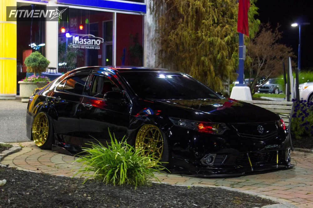 2012 Acura TSX A-Spec with 19x9.5 Aodhan DS01 and Continental 215x35 on ...