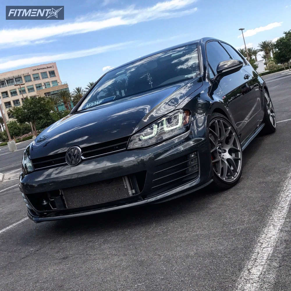 2015 Volkswagen GTI Base with 19x8.5 VMR V710 and Michelin 225x35 on ...