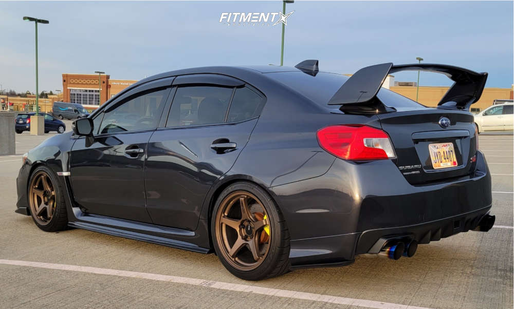 2018 Subaru WRX STI Base with 18x9.5 Enkei Ts-5 and Falken 265x35 on ...
