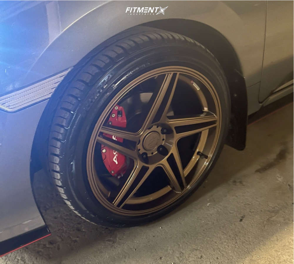 2021 Honda Civic Sport with 18x9.5 Anovia Carrier and Delinte 245x40 on ...