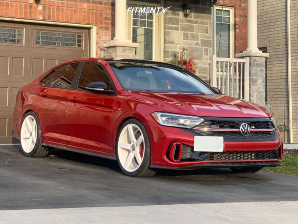 2022 Volkswagen Jetta GLI Autobahn with 19x8.5 Vossen CV3R and ...