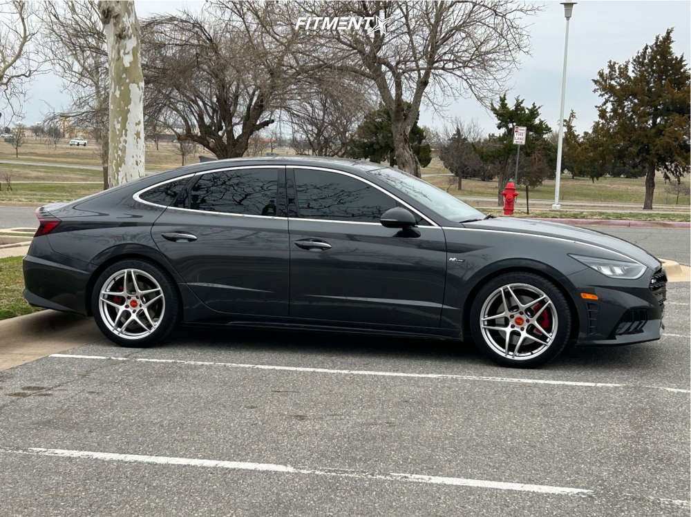 2021 Hyundai Sonata N Line with 19x8.5 Kansei Astro and Continental ...