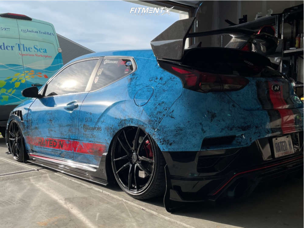 2019 Hyundai Veloster N Base with 19x8.5 WedsSport RN-55M and Delinte ...