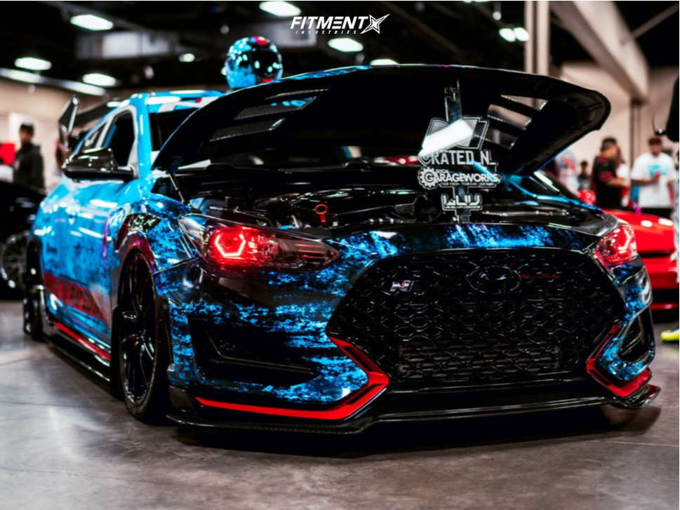 2019 Hyundai Veloster N Base with 19x8.5 WedsSport RN-55M and Delinte ...
