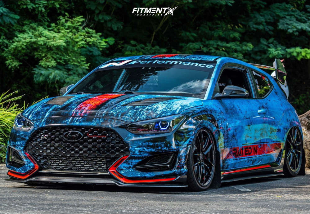 2019 Hyundai Veloster N Base with 19x8.5 WedsSport RN-55M and Delinte ...