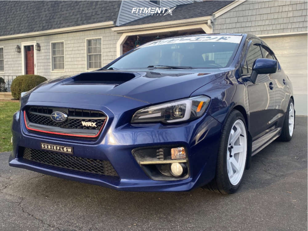 2016 Subaru WRX Premium with 18x9.5 AVID1 Av6 and Vercelli 255x40 on ...