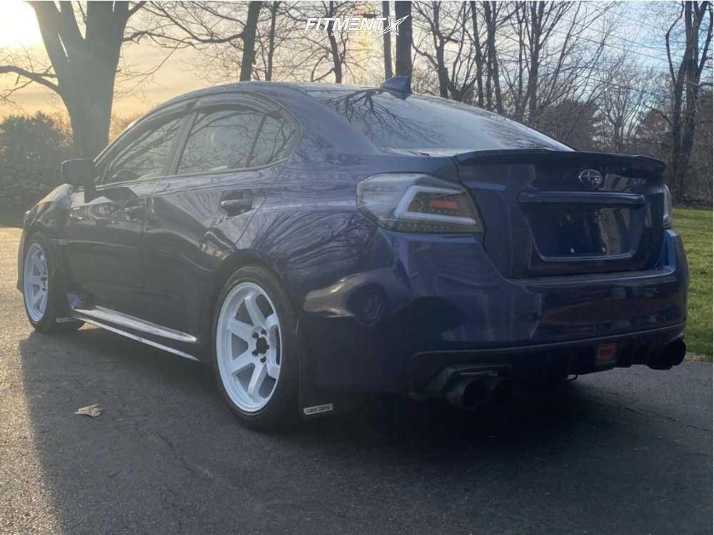 2016 Subaru WRX Premium with 18x9.5 AVID1 Av6 and Vercelli 255x40 on ...