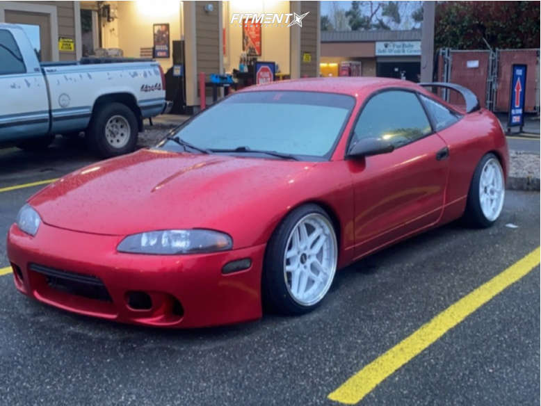 1998 Mitsubishi Eclipse RS with 18x9.5 ESR Cs15 and Atlas 215x40 on ...
