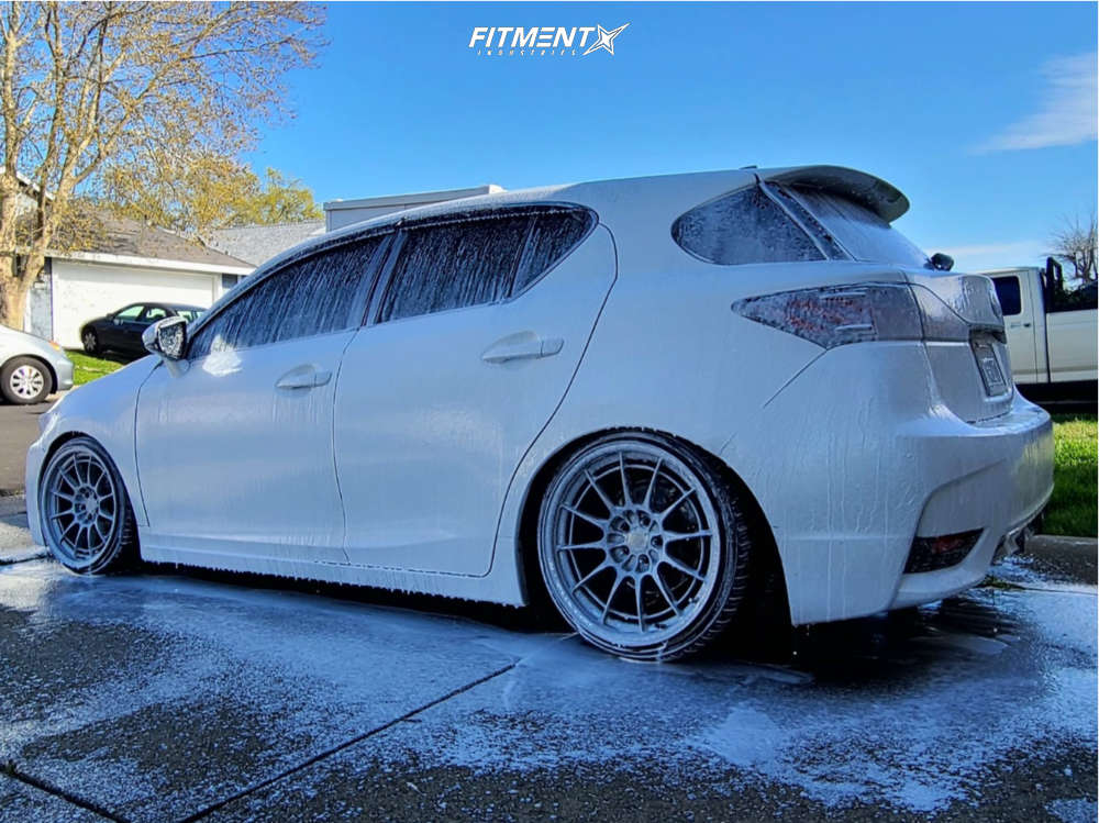 2015 Lexus CT200h Custom with 18x9.5 Enkei Nt03m and Lionhart 215x35 on ...