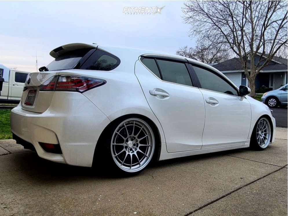 2015 Lexus CT200h Custom with 18x9.5 Enkei Nt03m and Lionhart 215x35 on ...