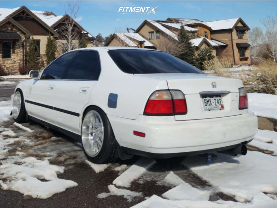 1997 Honda Accord LX with 17x9 Square Wheels G6 and Lionhart 215x45 on ...