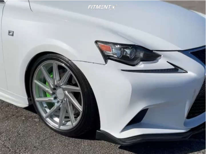 2014 Lexus IS350 F Sport with 18x8.5 F1R F29 and Continental 225x45 on ...