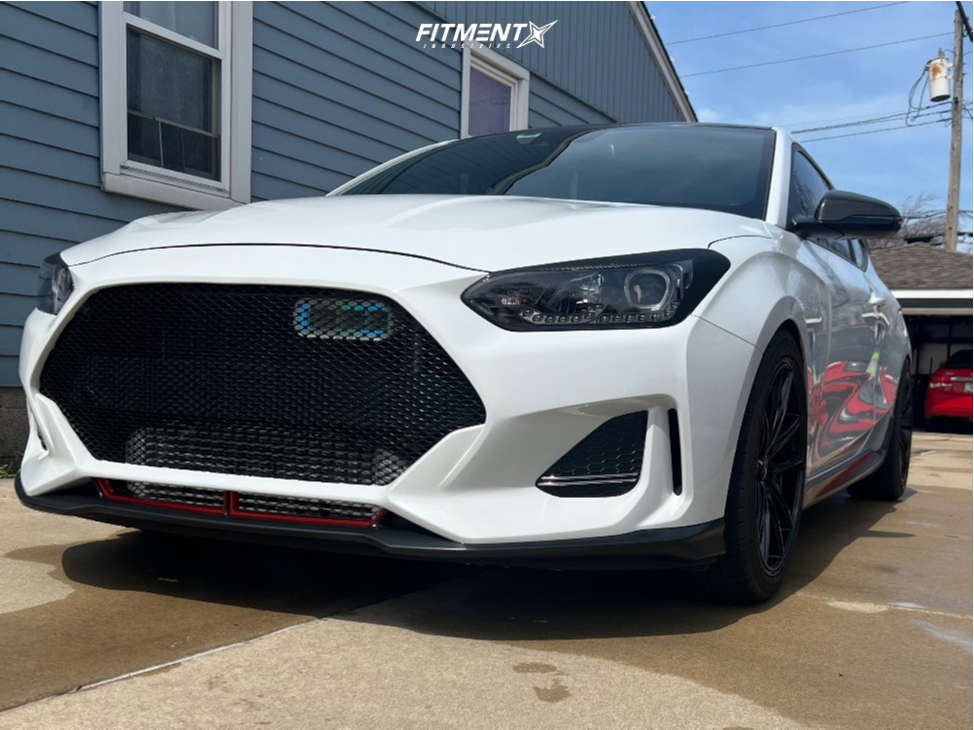 2019 Hyundai Veloster Turbo with 18x8 Konig Oversteer and Michelin ...