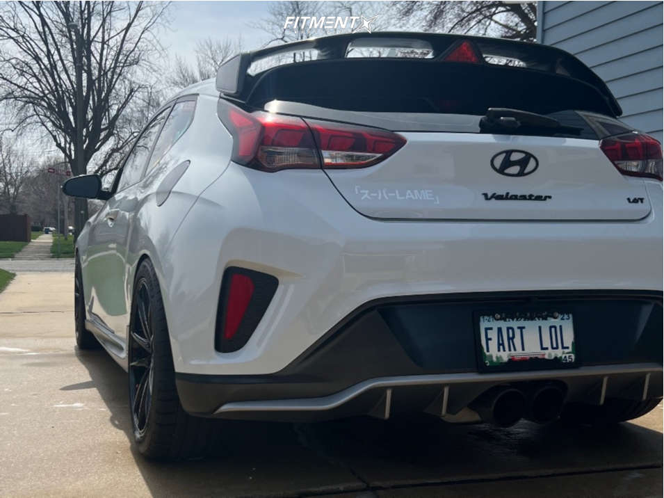 2019 Hyundai Veloster Turbo with 18x8 Konig Oversteer and Michelin ...