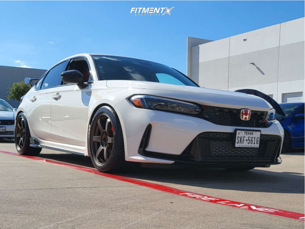 2023 Honda Civic Type R with 18x9.5 Volk Te37 Saga S-plus and Michelin ...