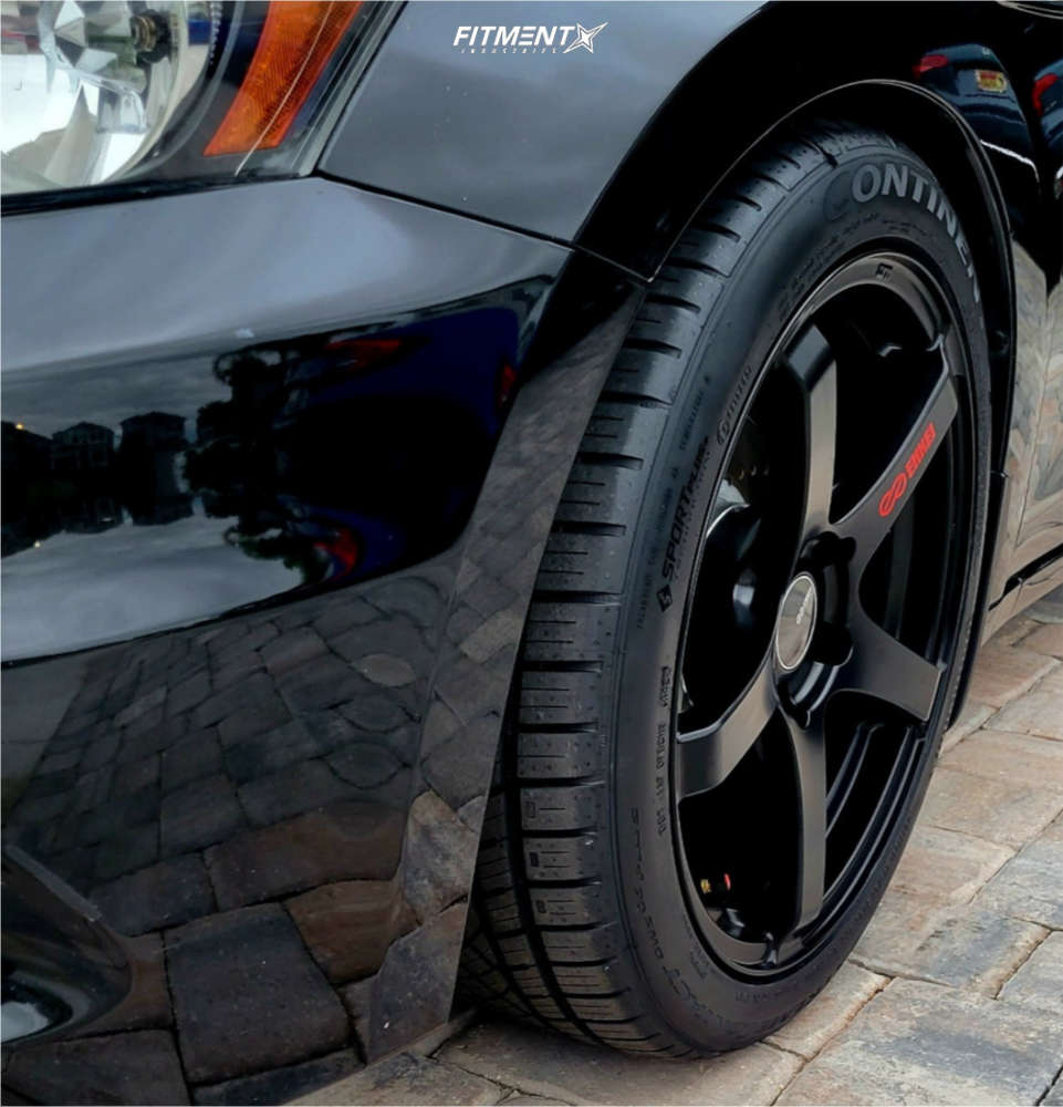 2012 Honda Accord LX with 18x8.5 Enkei Kojin and Continental 245x40 on ...