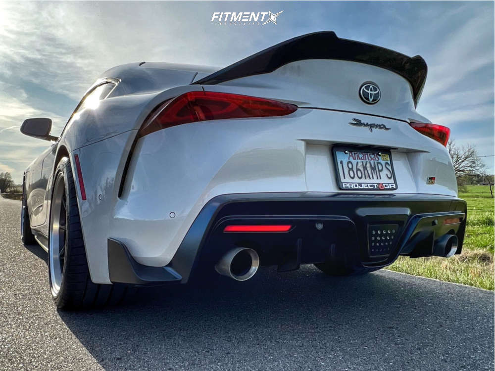 2021 Toyota GR Supra Premium with 19x9.5 Konig Countergram and Michelin ...