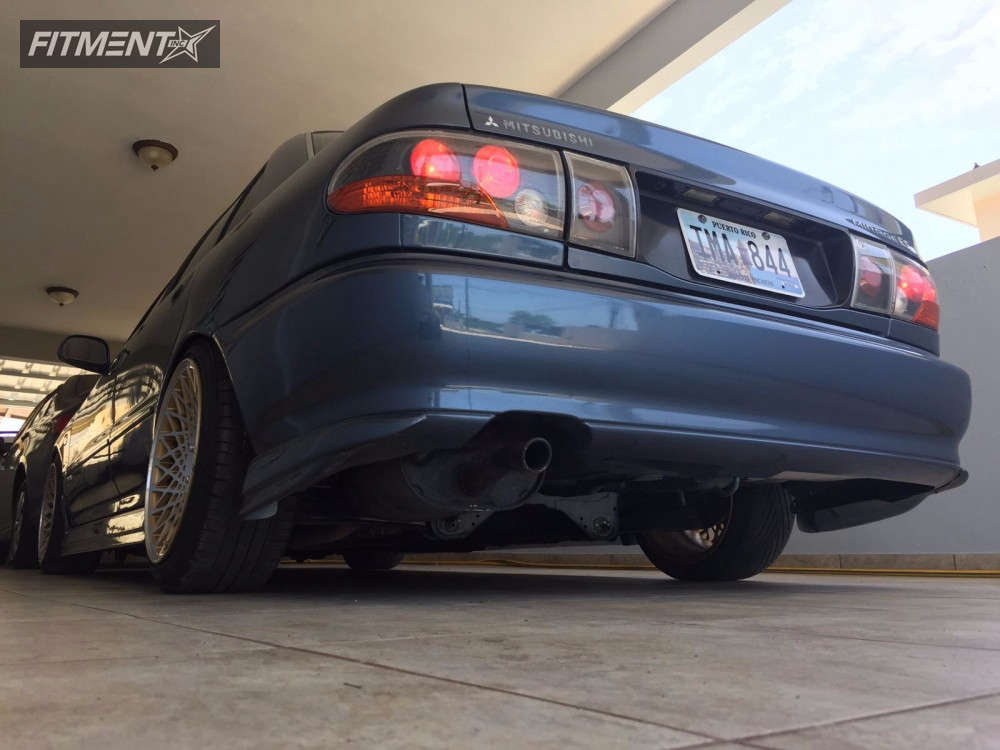 1993 Mitsubishi Mirage ES with 16x8 Stance Encore and Autoguard 195x45 ...