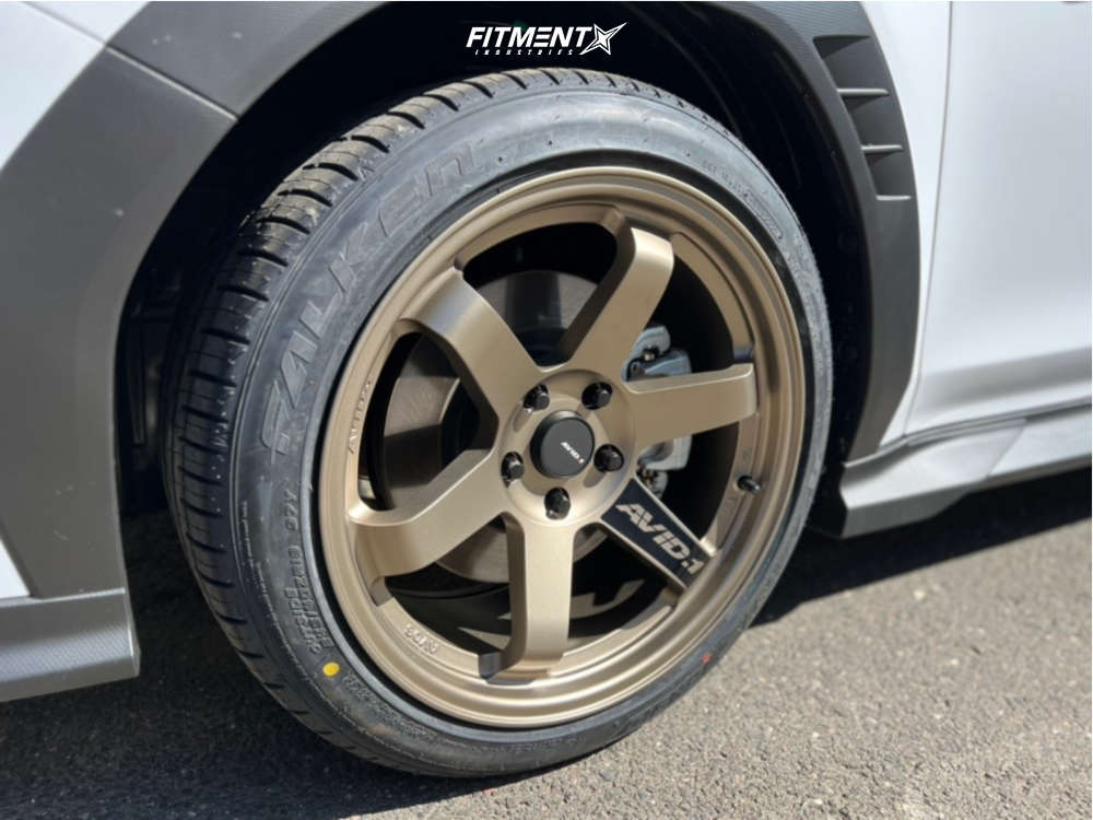 2022 Subaru WRX Base with 18x9.5 AVID1 Av6 and Falken 245x40 on Stock ...